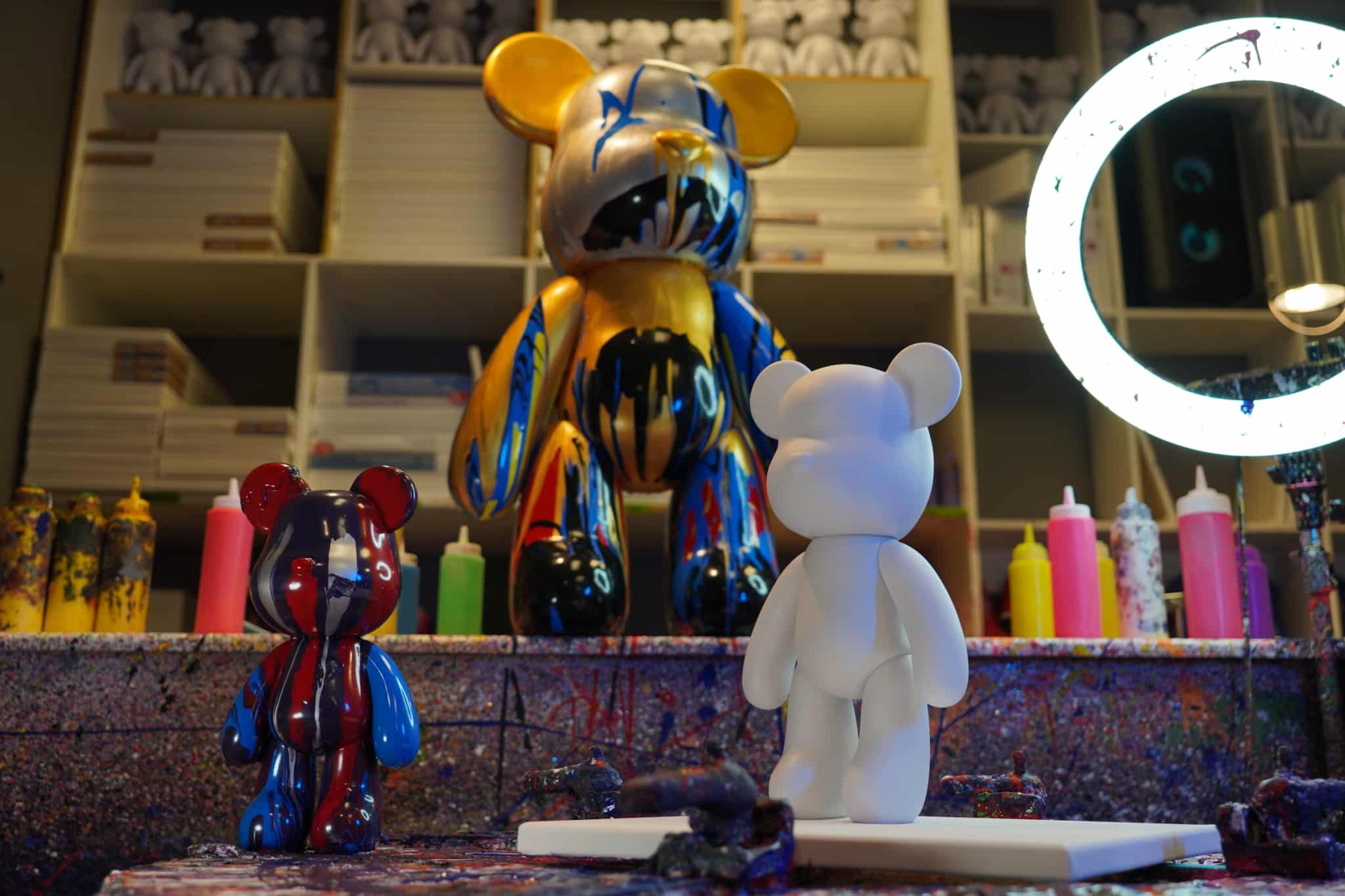Pour A Bear | Irving Park - Spin Art Nation