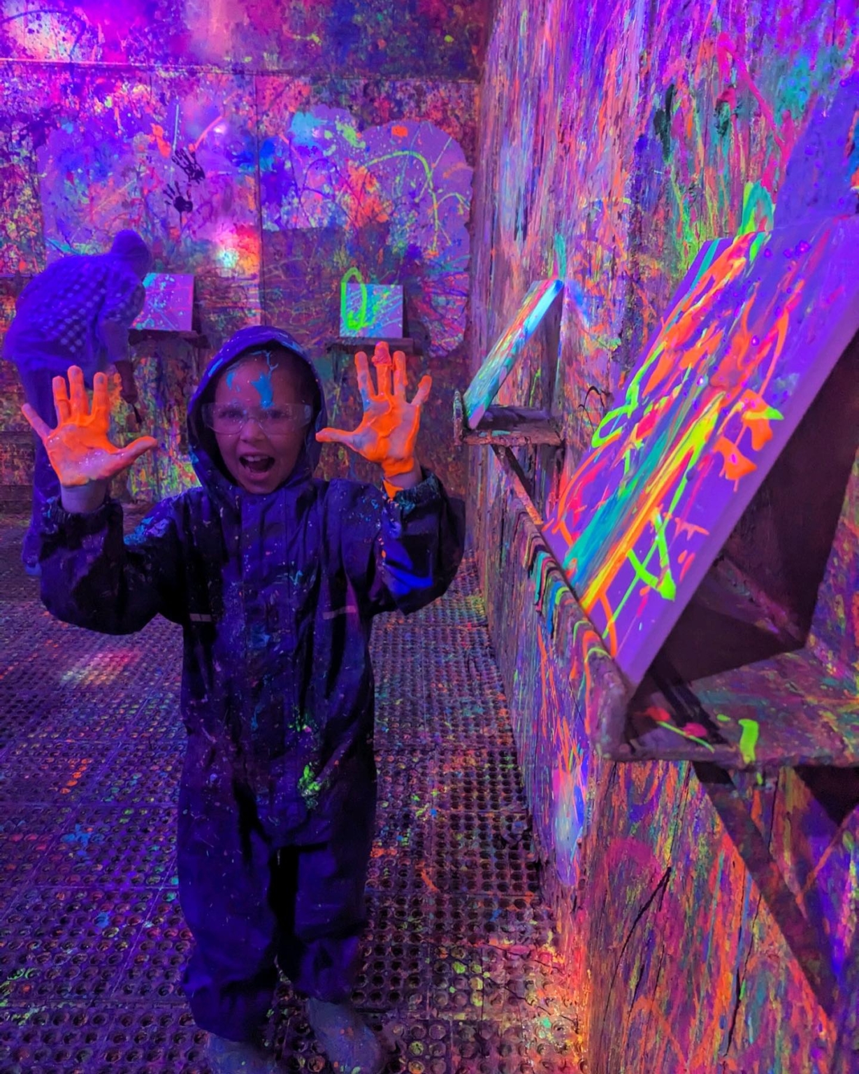 Phoenix Splatter Art | Landers - Spin Art Nation